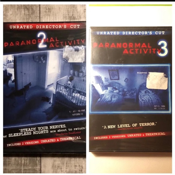 Media | Paranormal Activity 2 3 New Dvds Second Third Movies In 6 Film ...